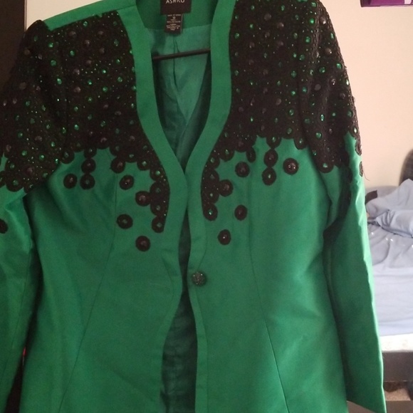 Ashro | Jackets & Coats | Beautiful Green Dentist Jacket Blazer The ...